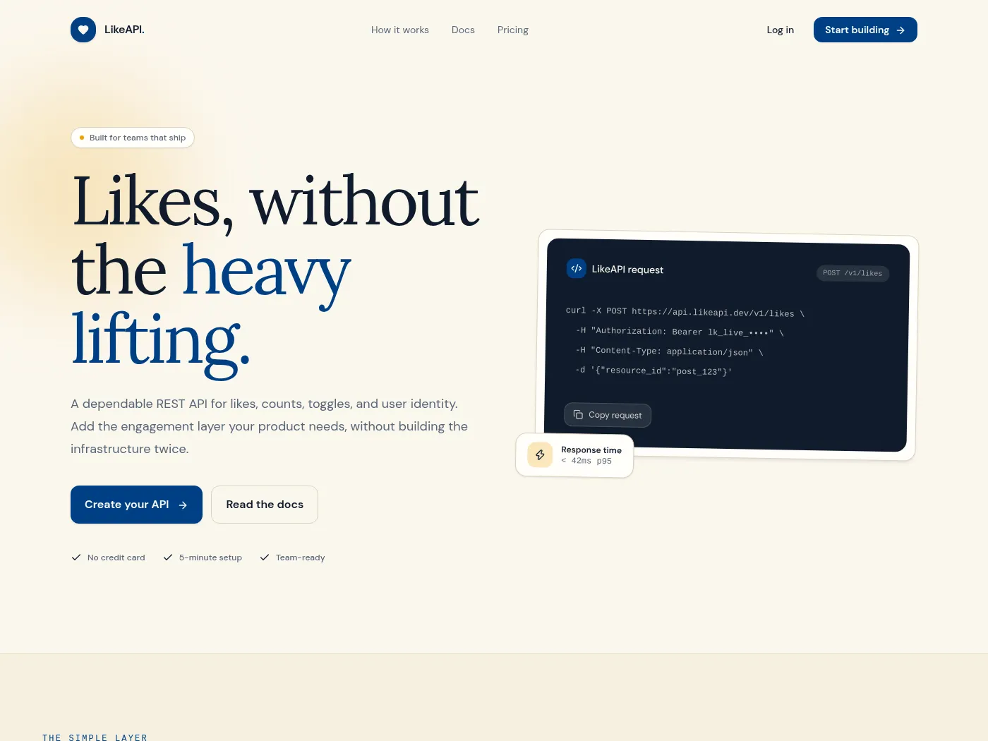 LikeAPI Simplifier