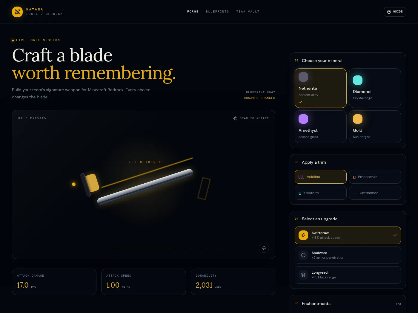 Katana Crafter 3D