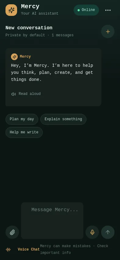 Mercy AI Assistant