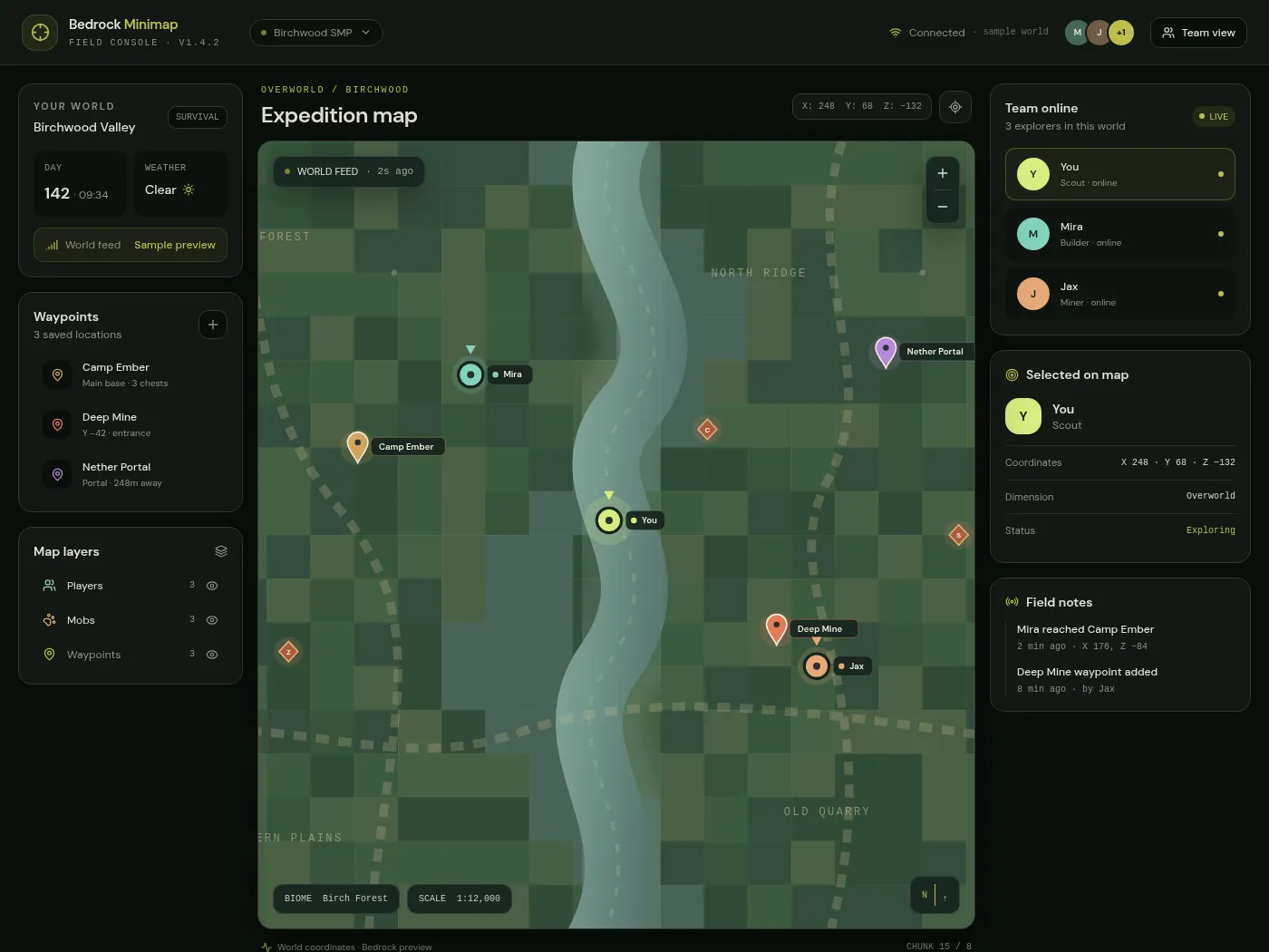 Bedrock Minimap Pro