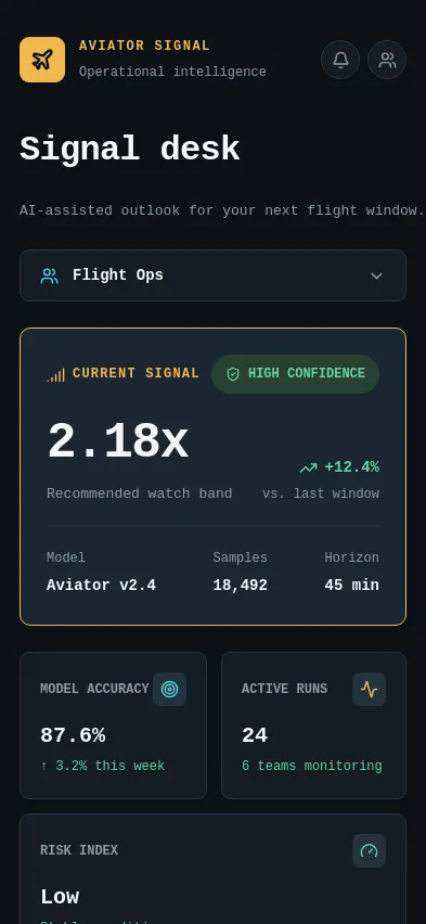 Aviator Signal Predictor