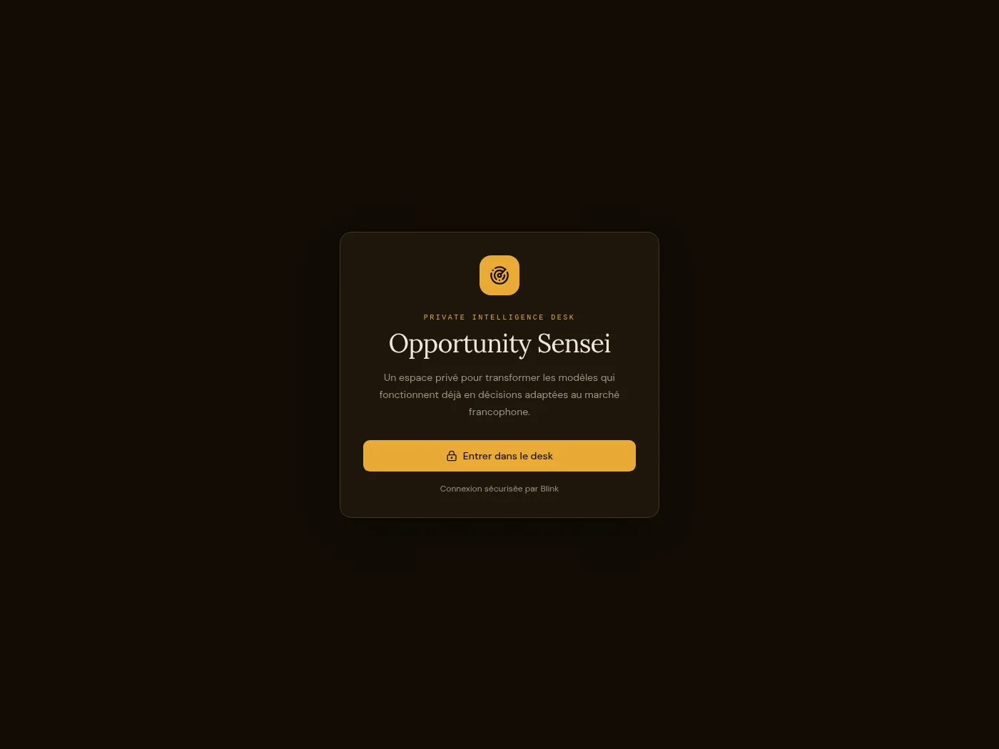 Opportunity Sensei