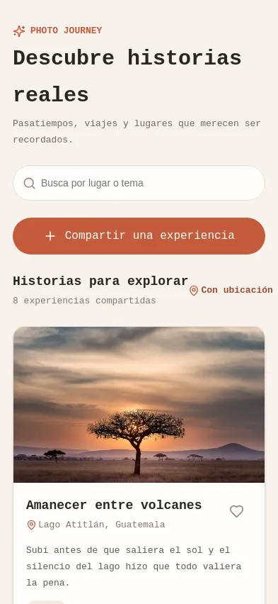 Photo Journey Hub