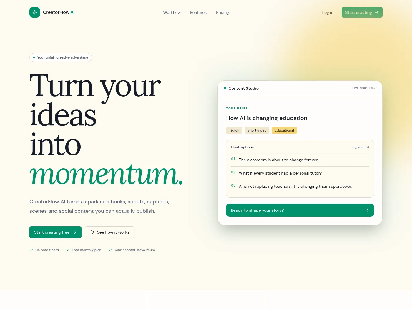 CreatorFlow AI Assistant