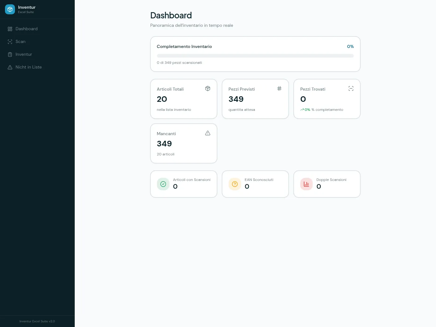 Inventur Excel Suite