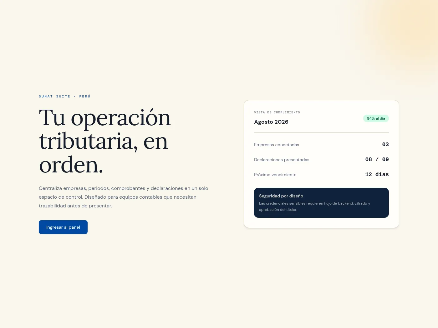 SUNAT Declaración Suite