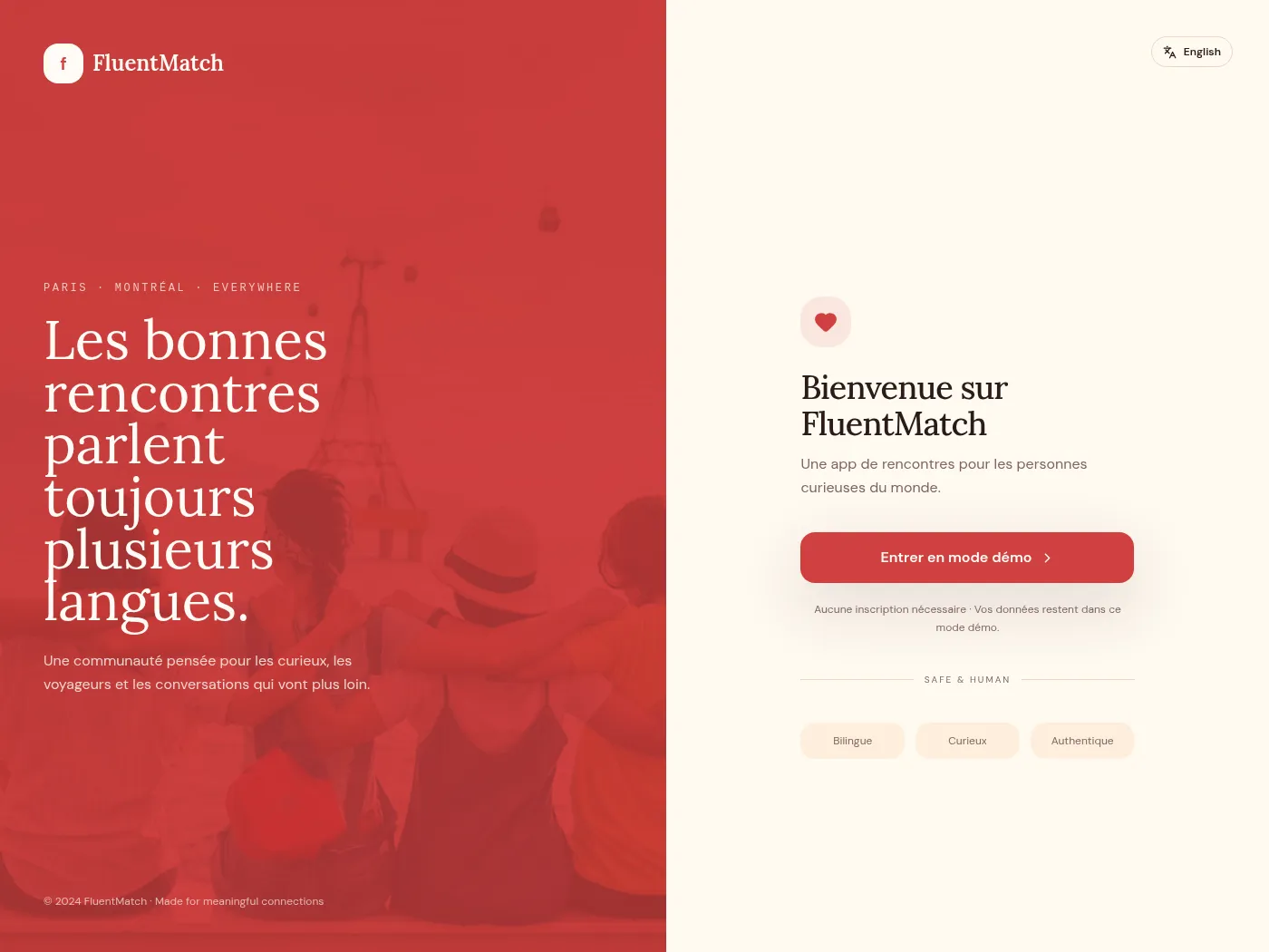 FluentMatch Dating App