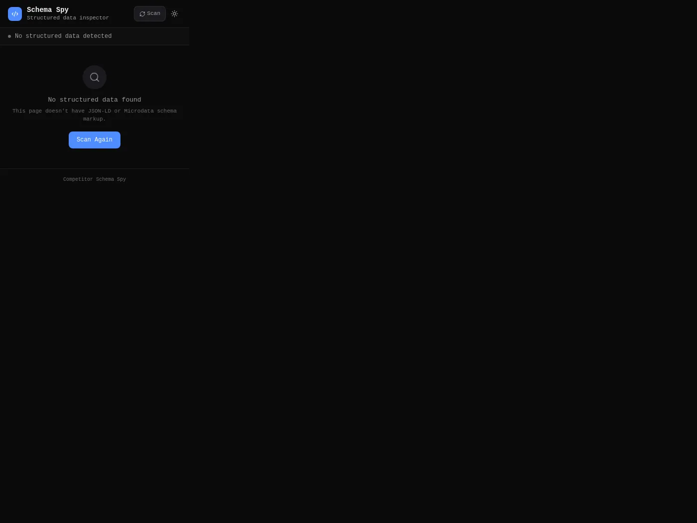 Competitor Schema Spy