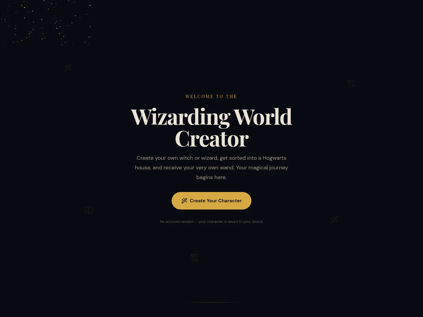 Wizarding World Creator