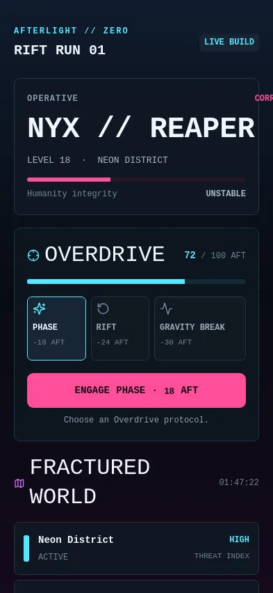 Afterlight: Zero