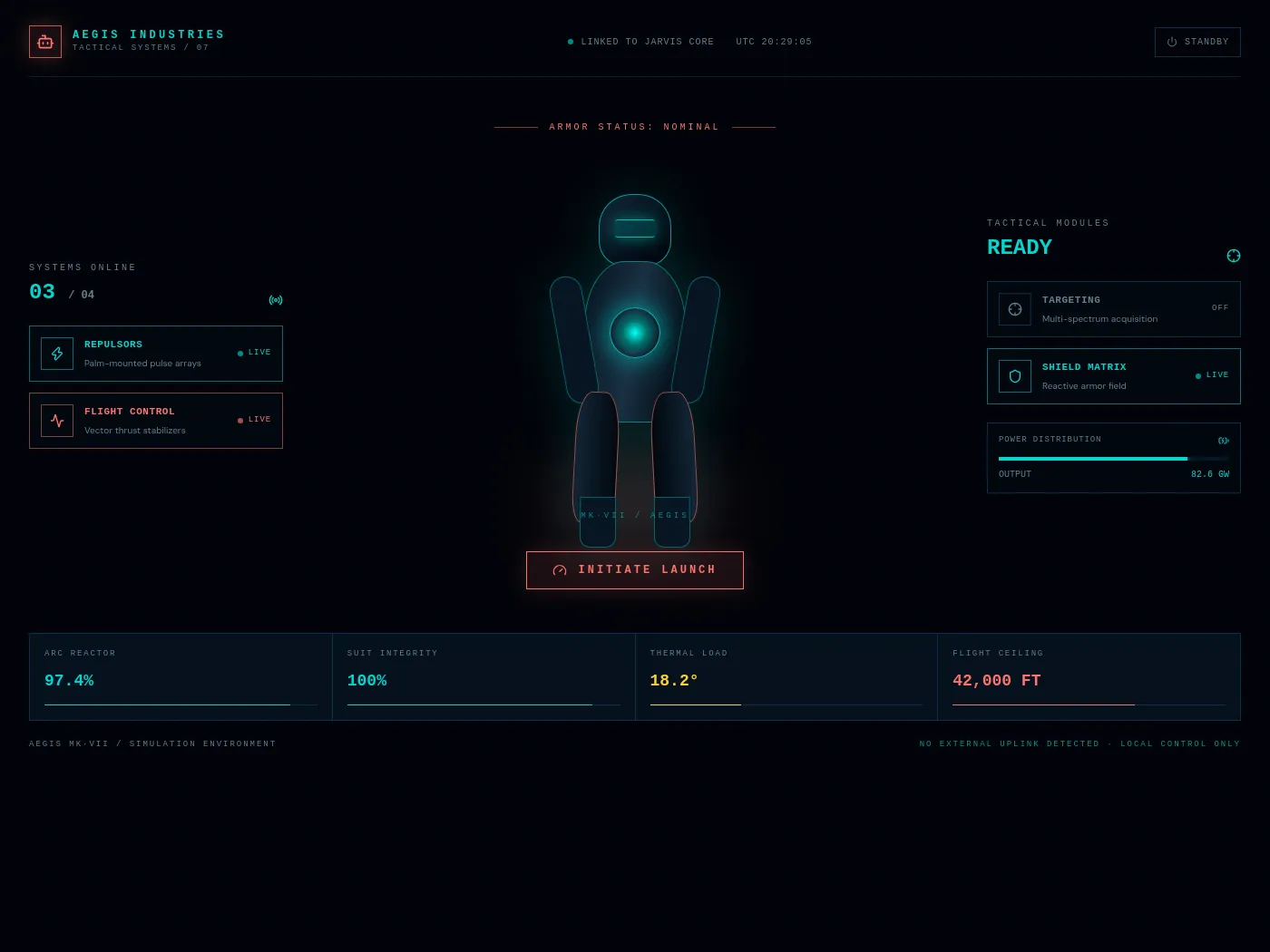Ironman Suit Simulator
