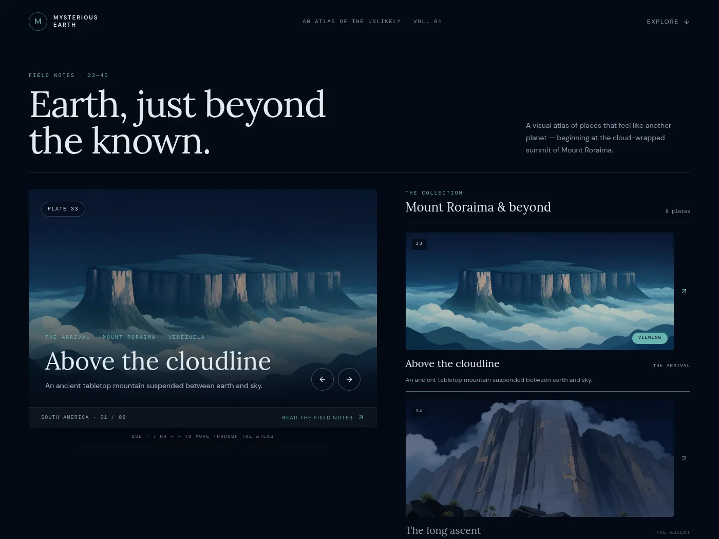 Mysterious Earth Vectors