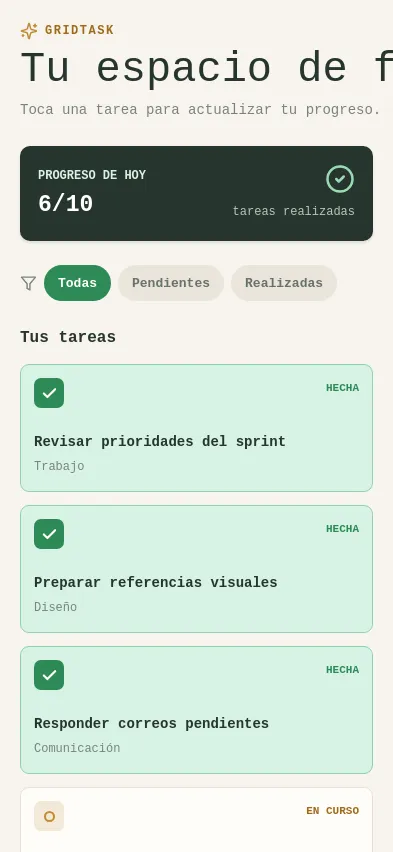 GridTask Tracker