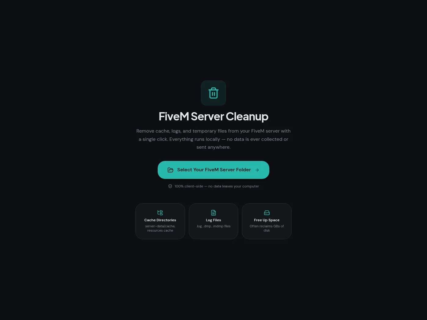 FiveM Server Cleanup Tool