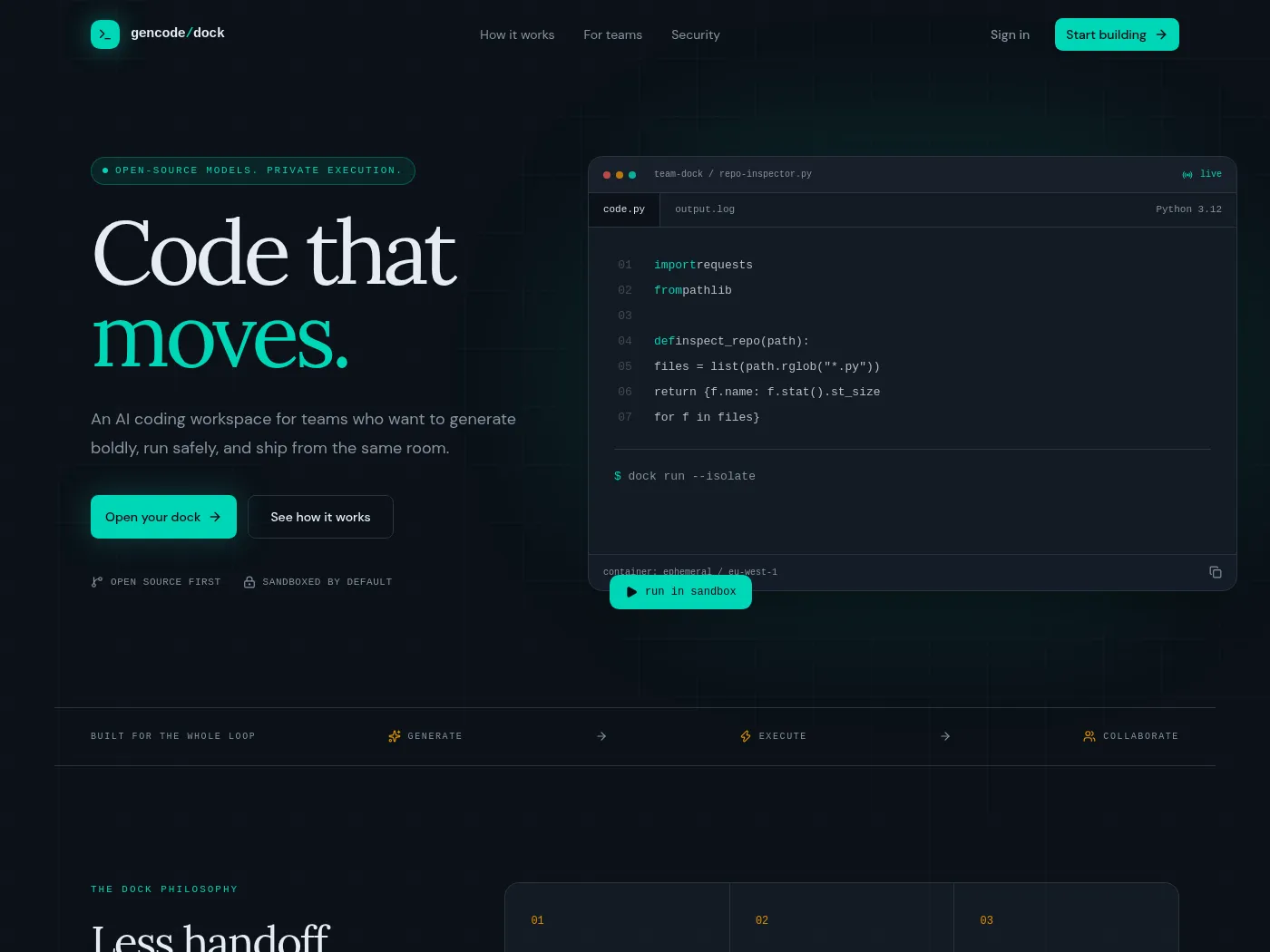 GenCode Dock