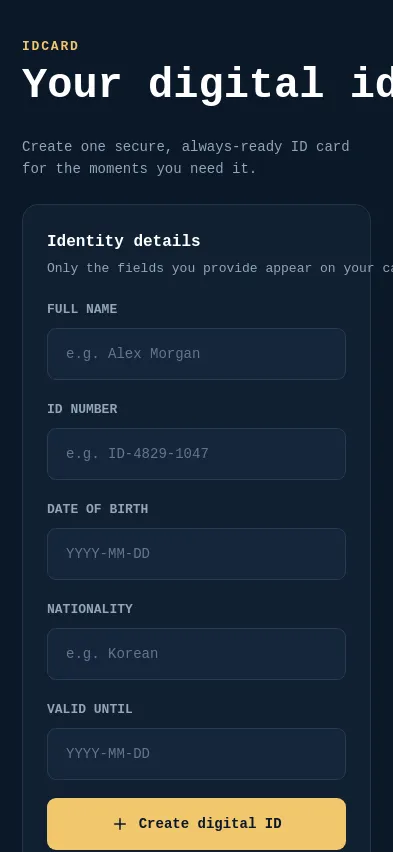 IDCard Mobile