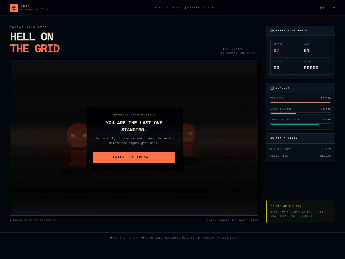 Doom Reimagined Web