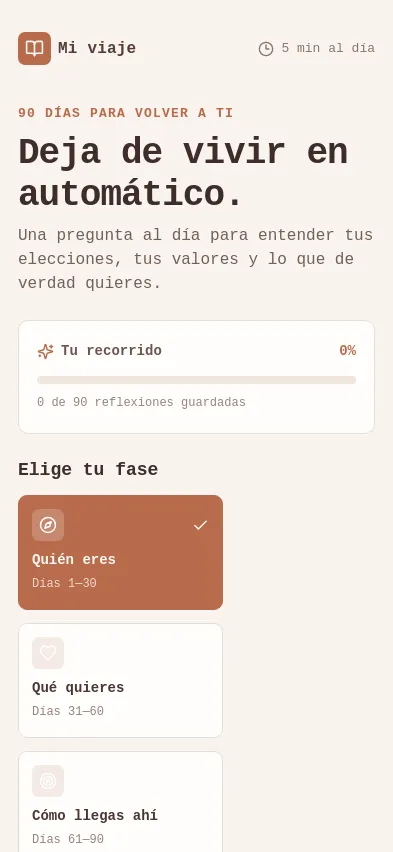 Self Discovery Journey App