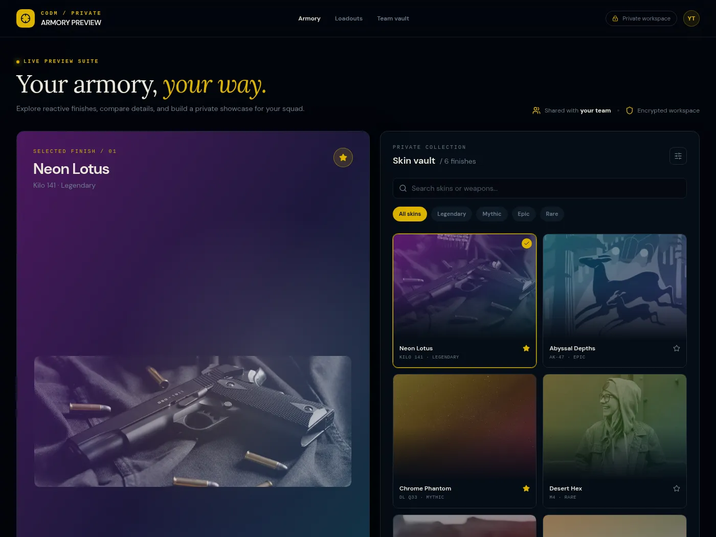 CODM Skin Previewer