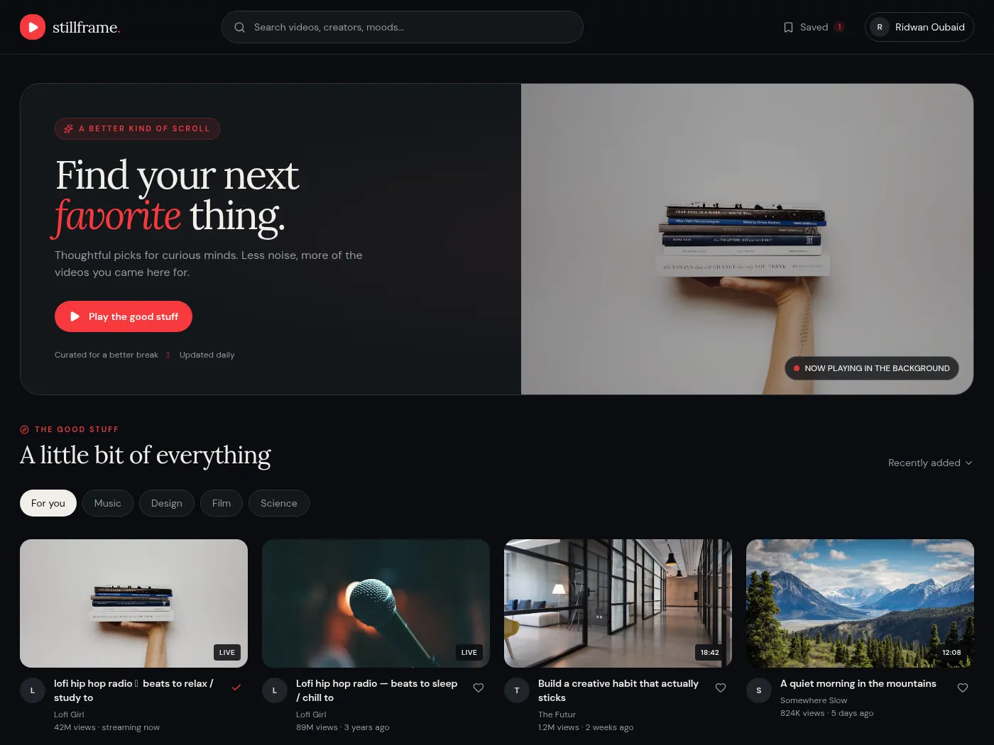 YouTube Video Hub