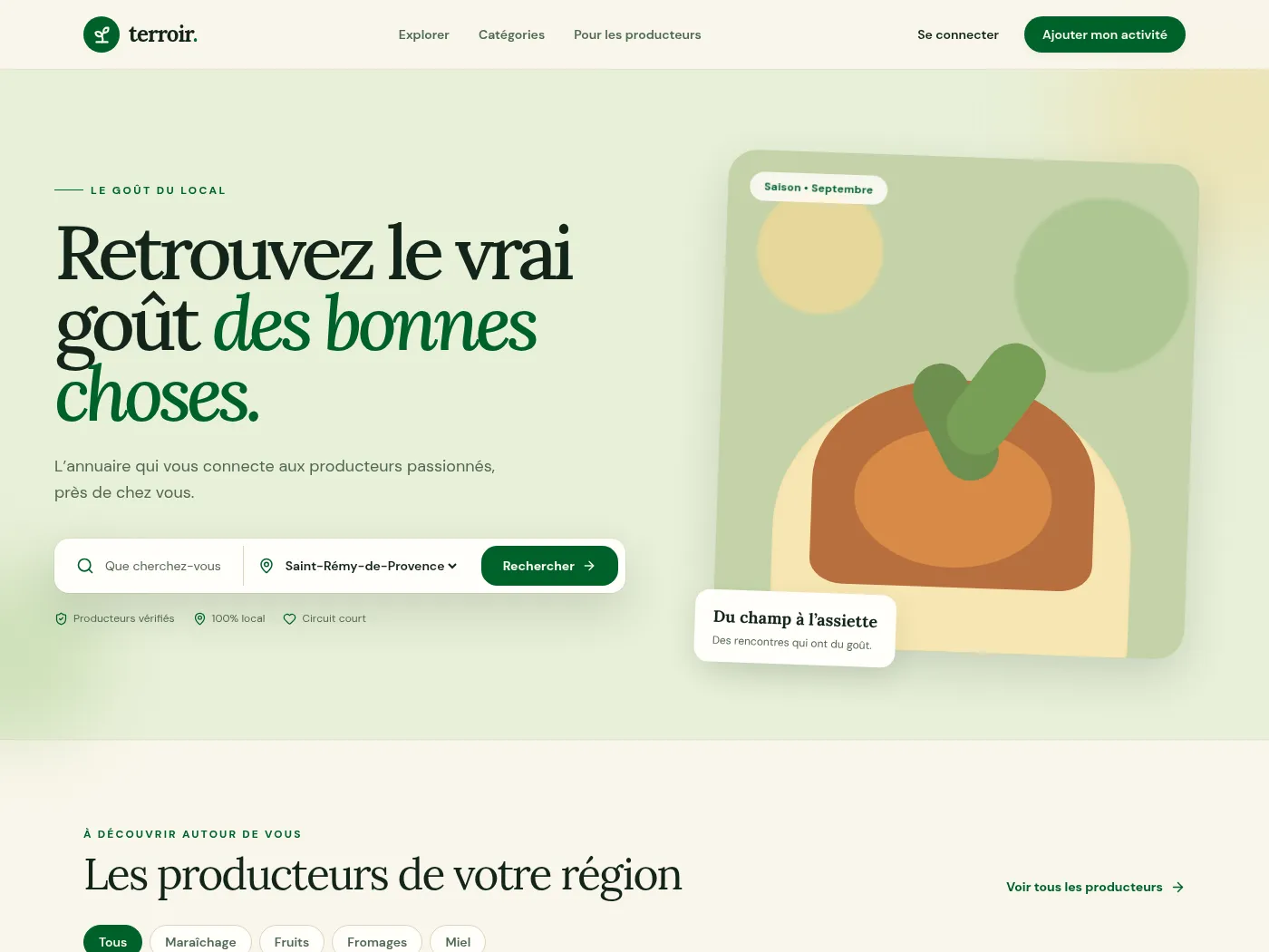 Annuaire Producteurs Web