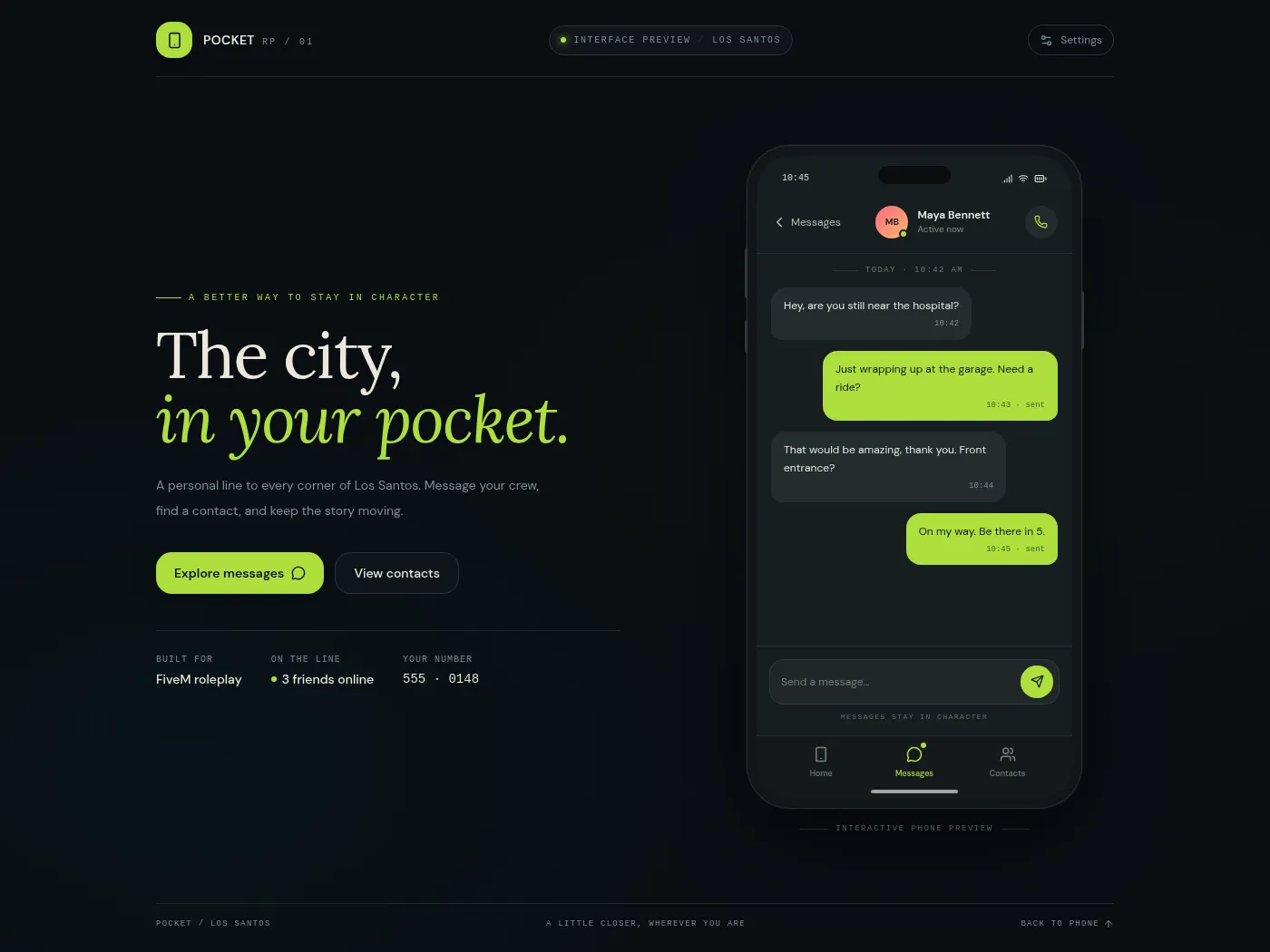 Roleplay SmartPhone UI
