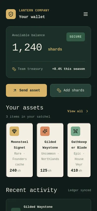 LARP Wallet Mobile