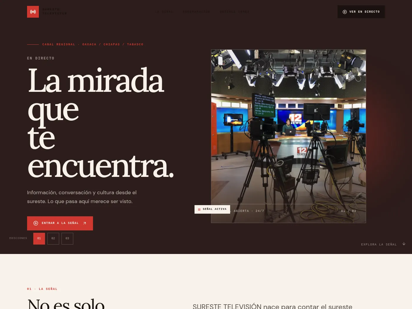 SURESTE TV Landing Page