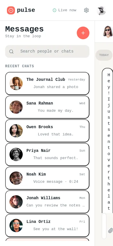 PulseChat Messenger