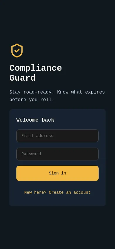 ComplianceGuard Mobile