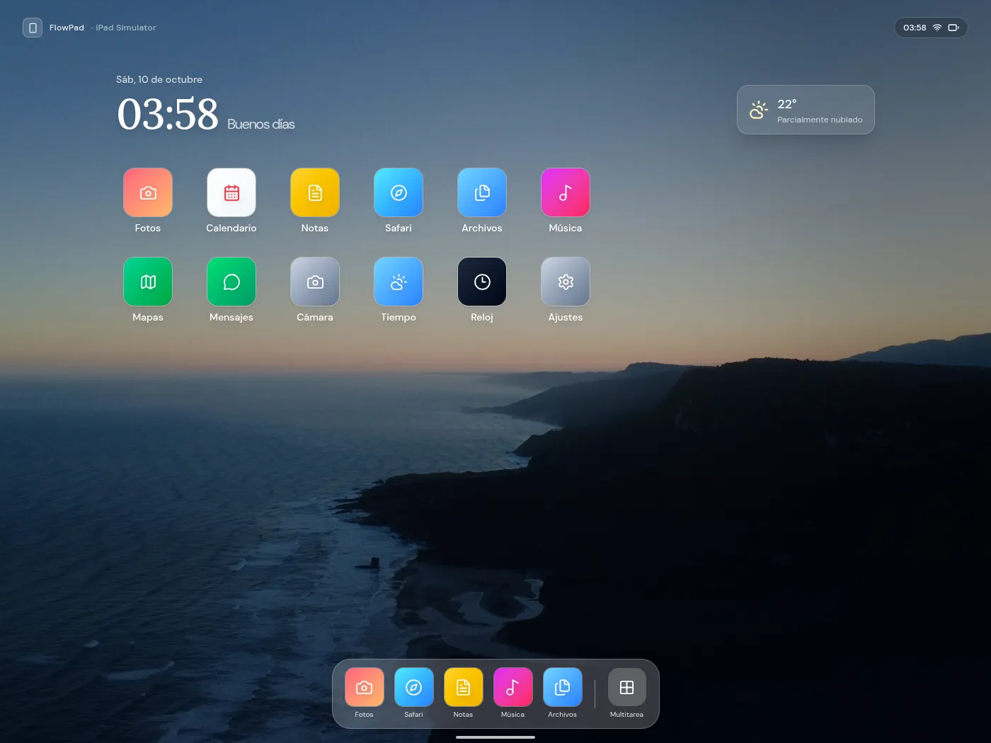 iPad Flow Simulator