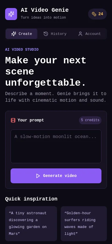 AI Video Genie