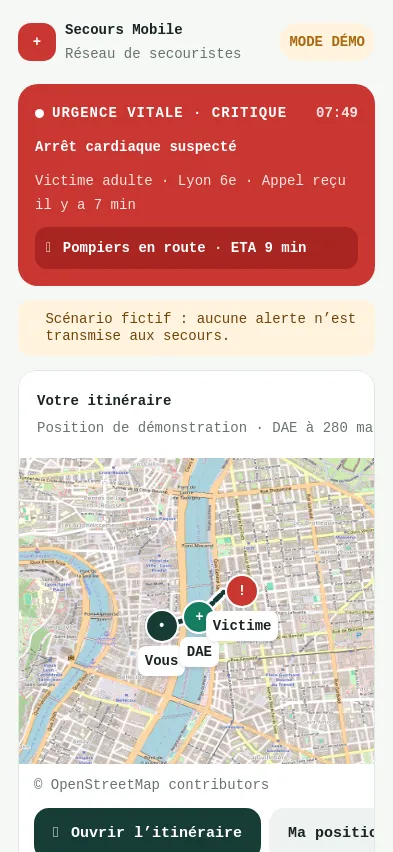 Secours Mobile Alert