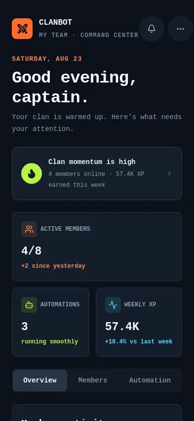 ClanBot Mobile