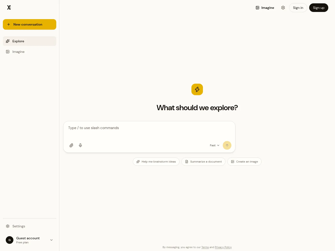 Grok Web AI Assistant