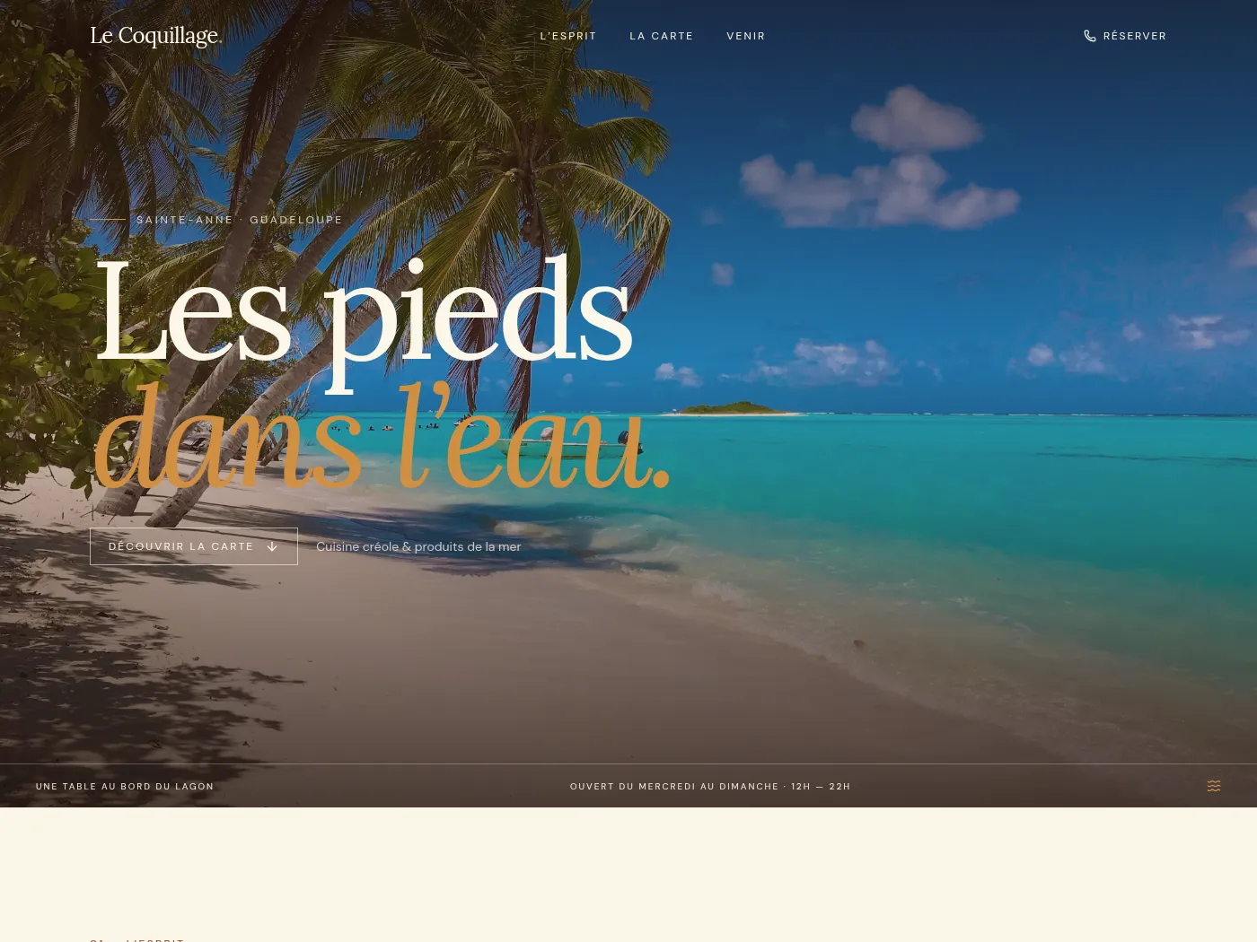 Le Coquillage Saint anne