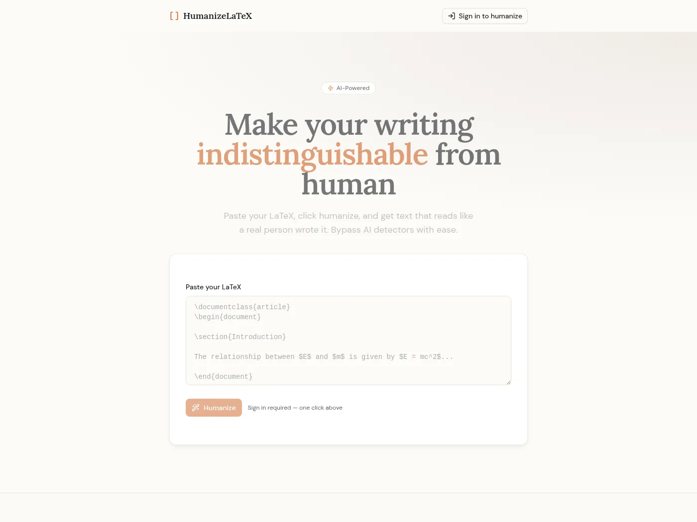 HumanizeLaTeX