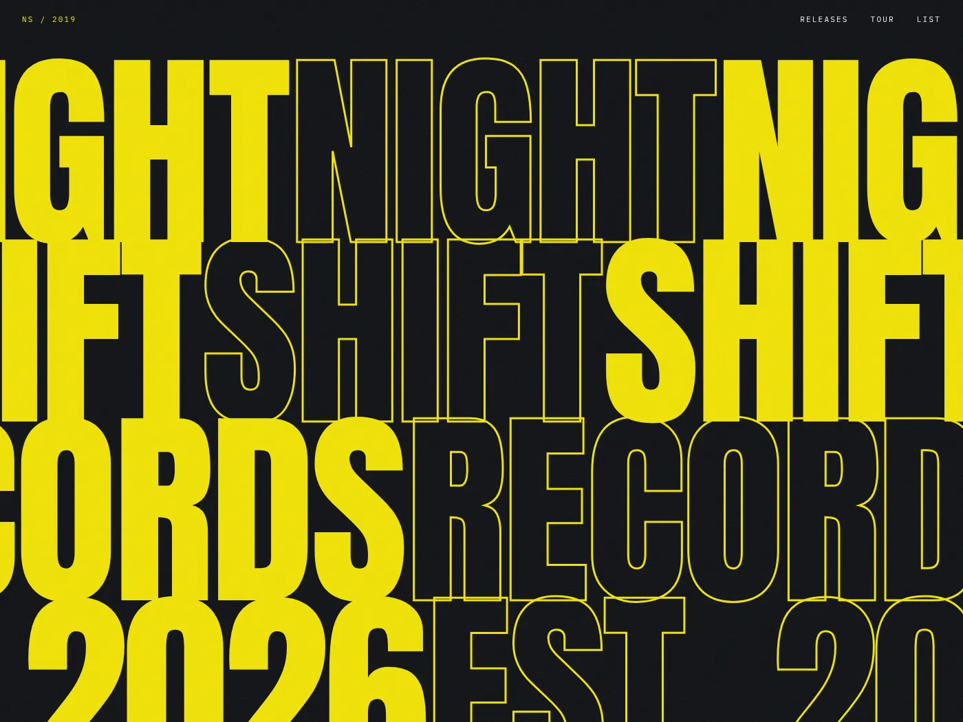 Nightshift Record Label Site (Remix)