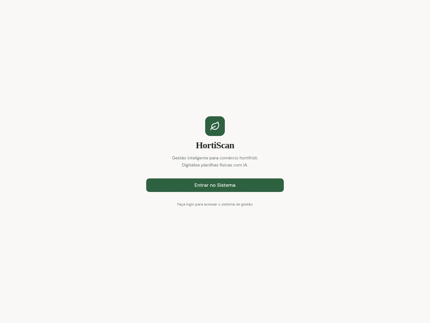 HortiScan Gestão Inteligente