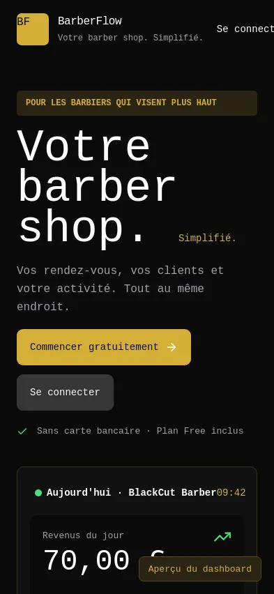 BarberFlow Mobile SaaS
