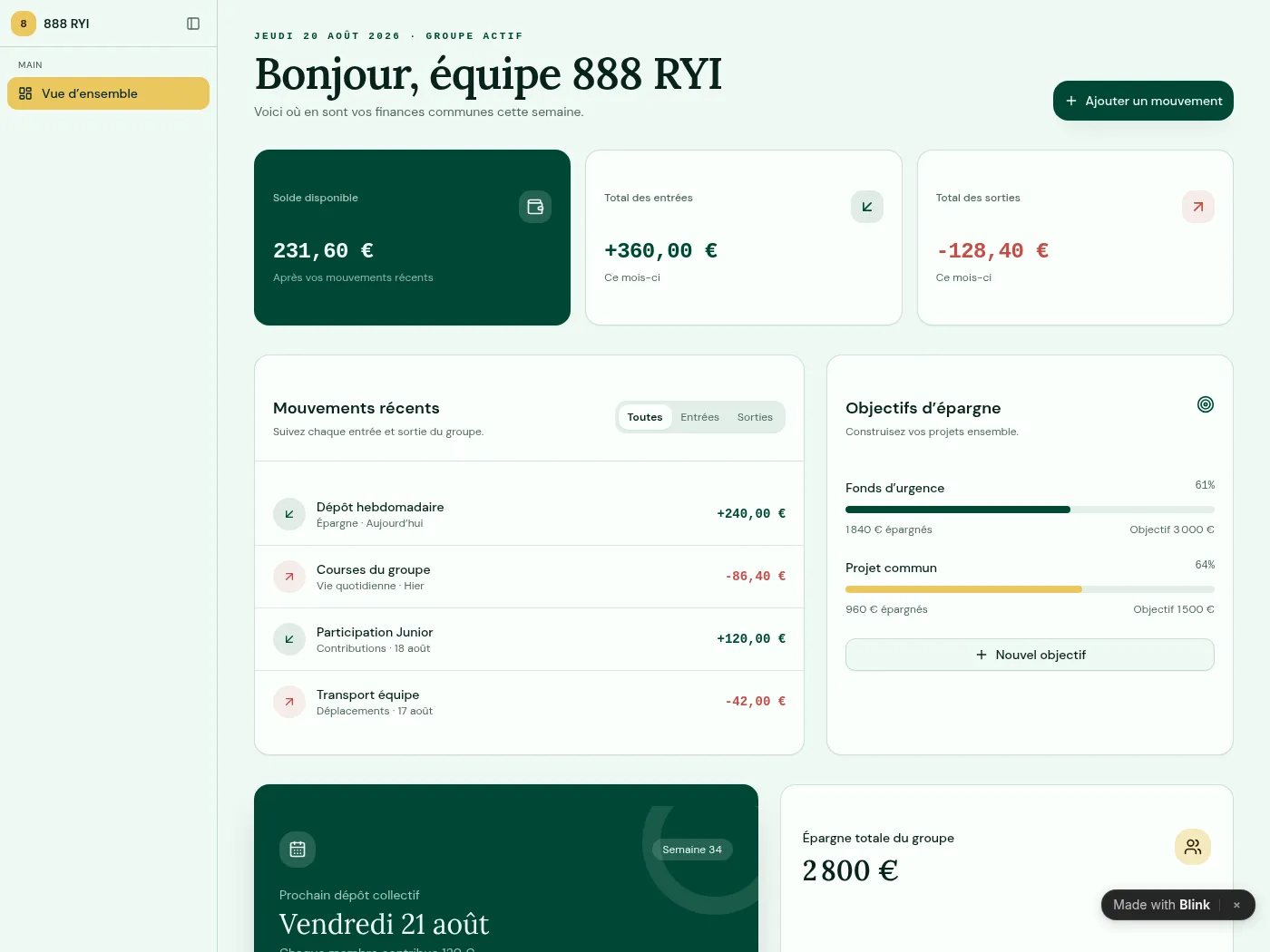 888 RYI Finance Manager