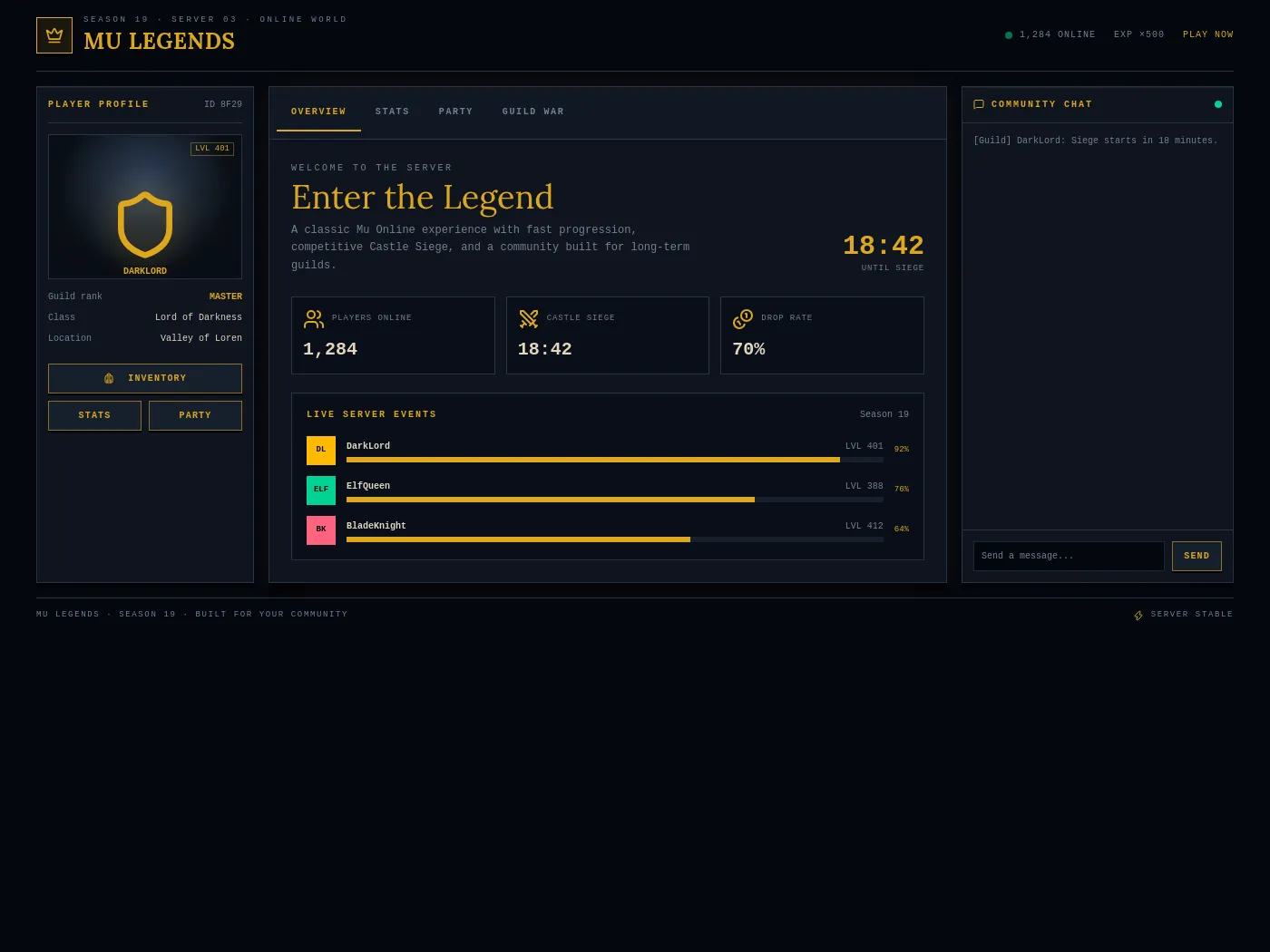 Mu Online IMGUI UI