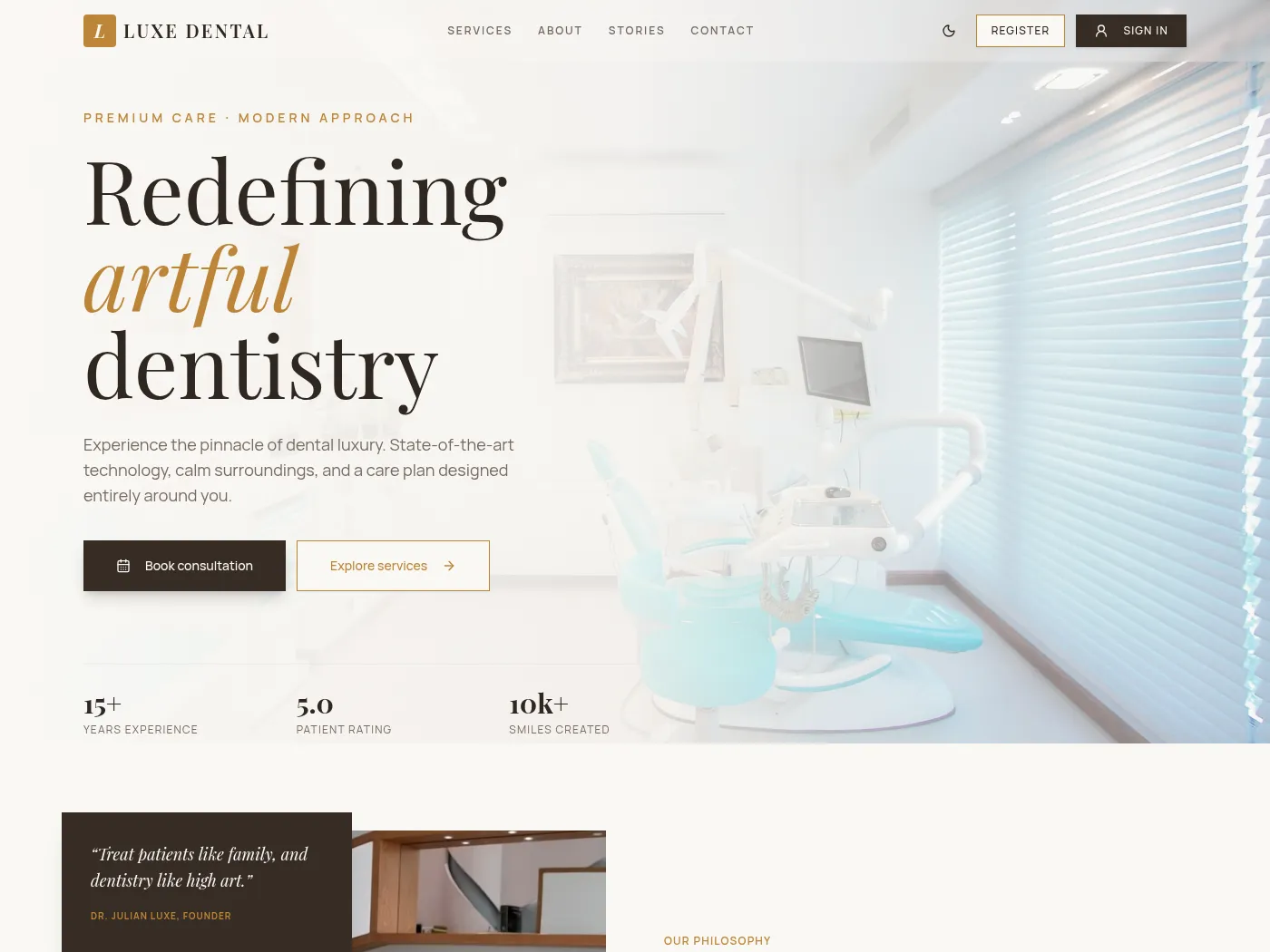 Luxury Dental Landing (Remix)
