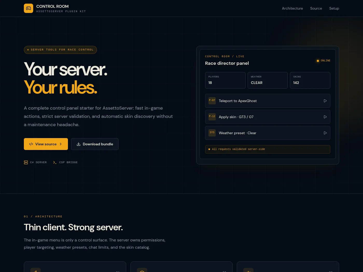 Assetto Corsa Server Plugin