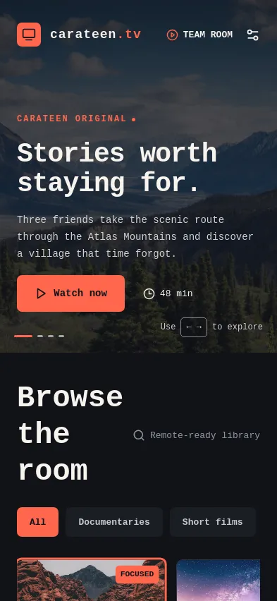 Carateen TV Remote App