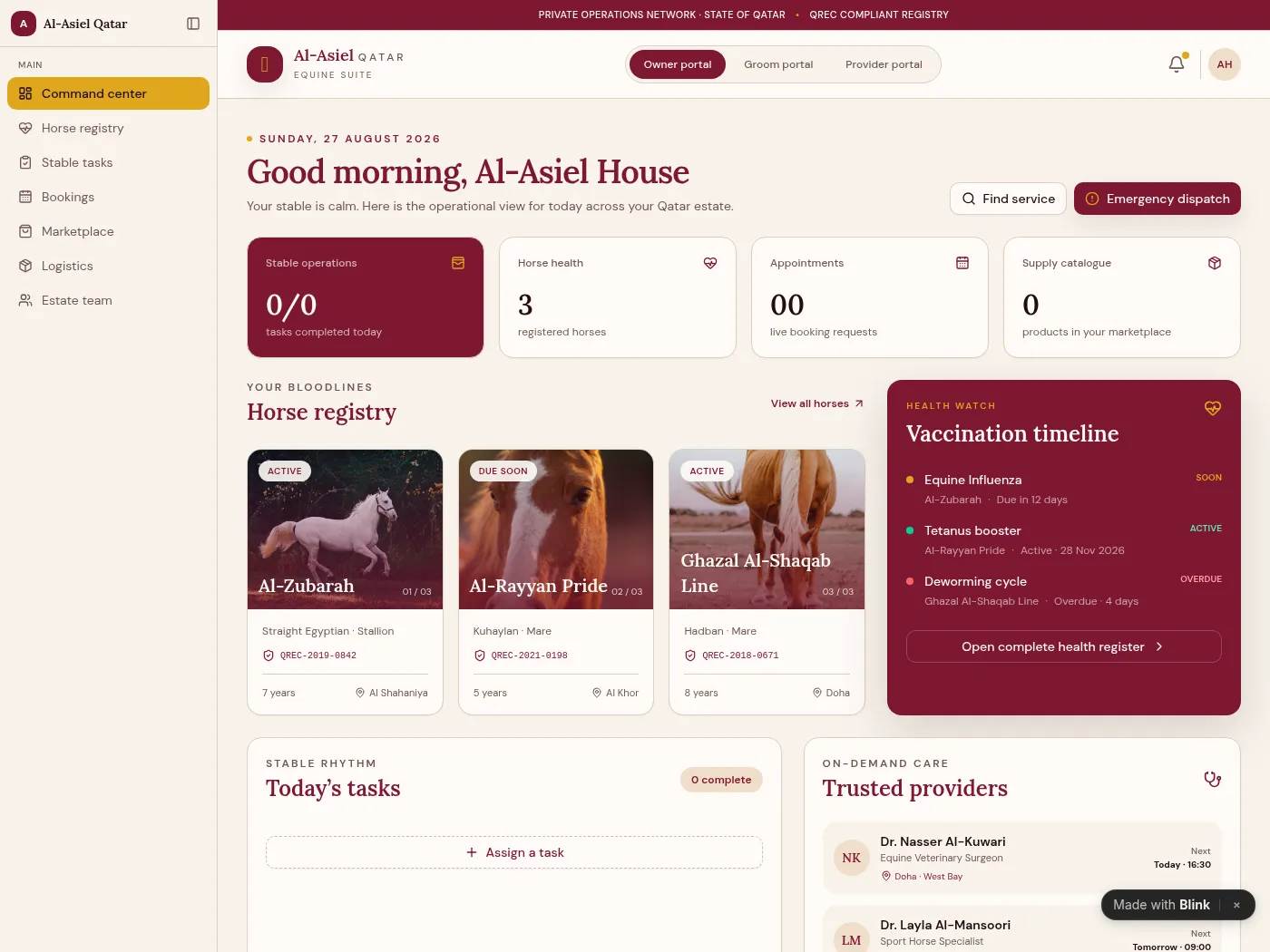 Al-Asiel Equine Suite