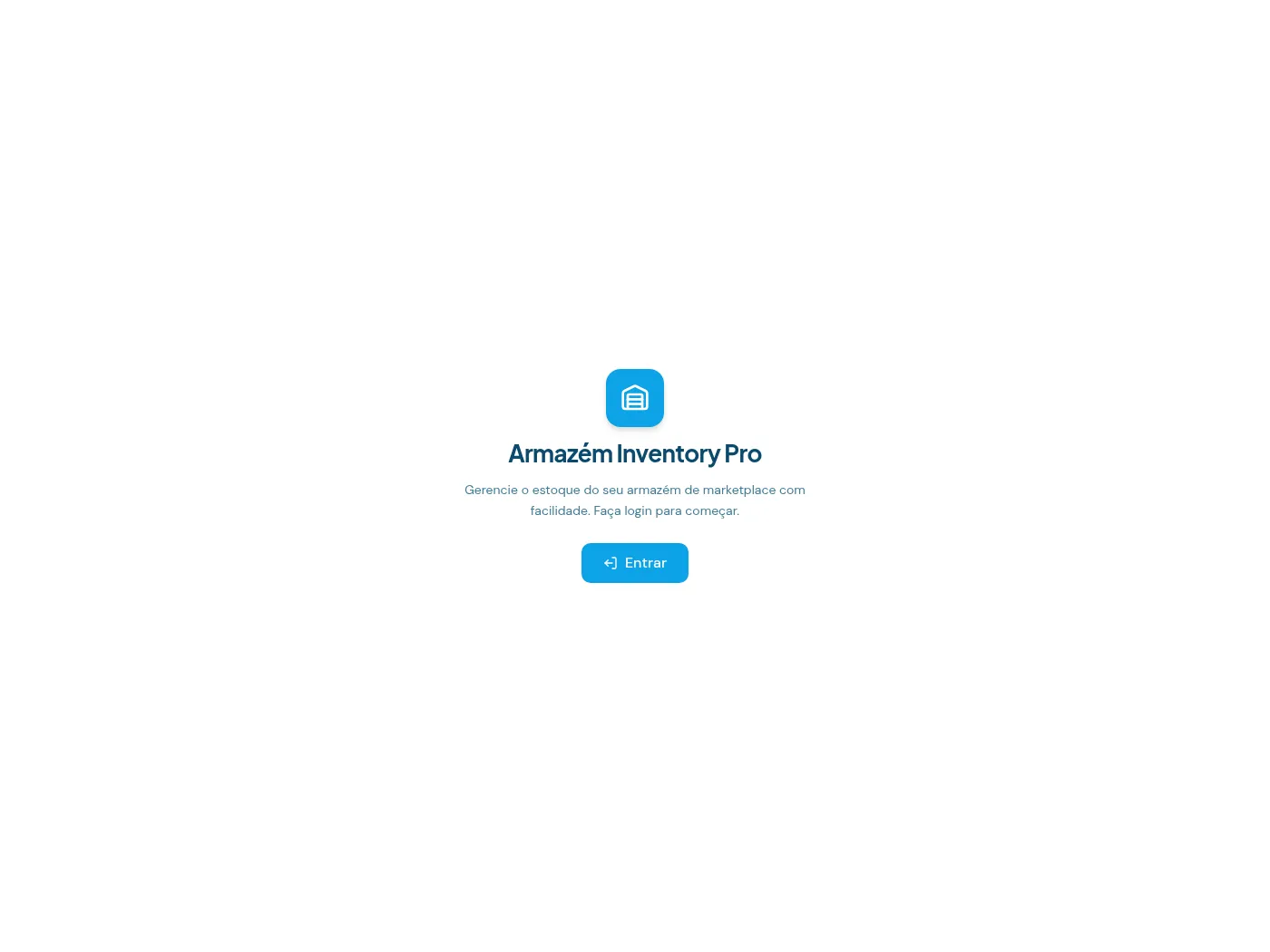 Armazém Inventory Pro