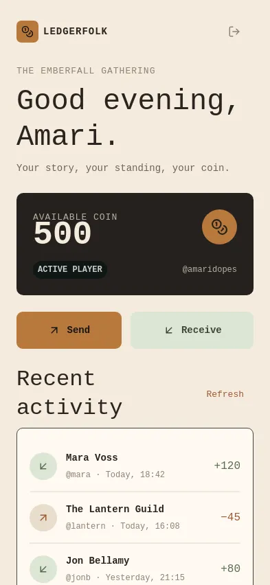 LARP Wallet Mobile
