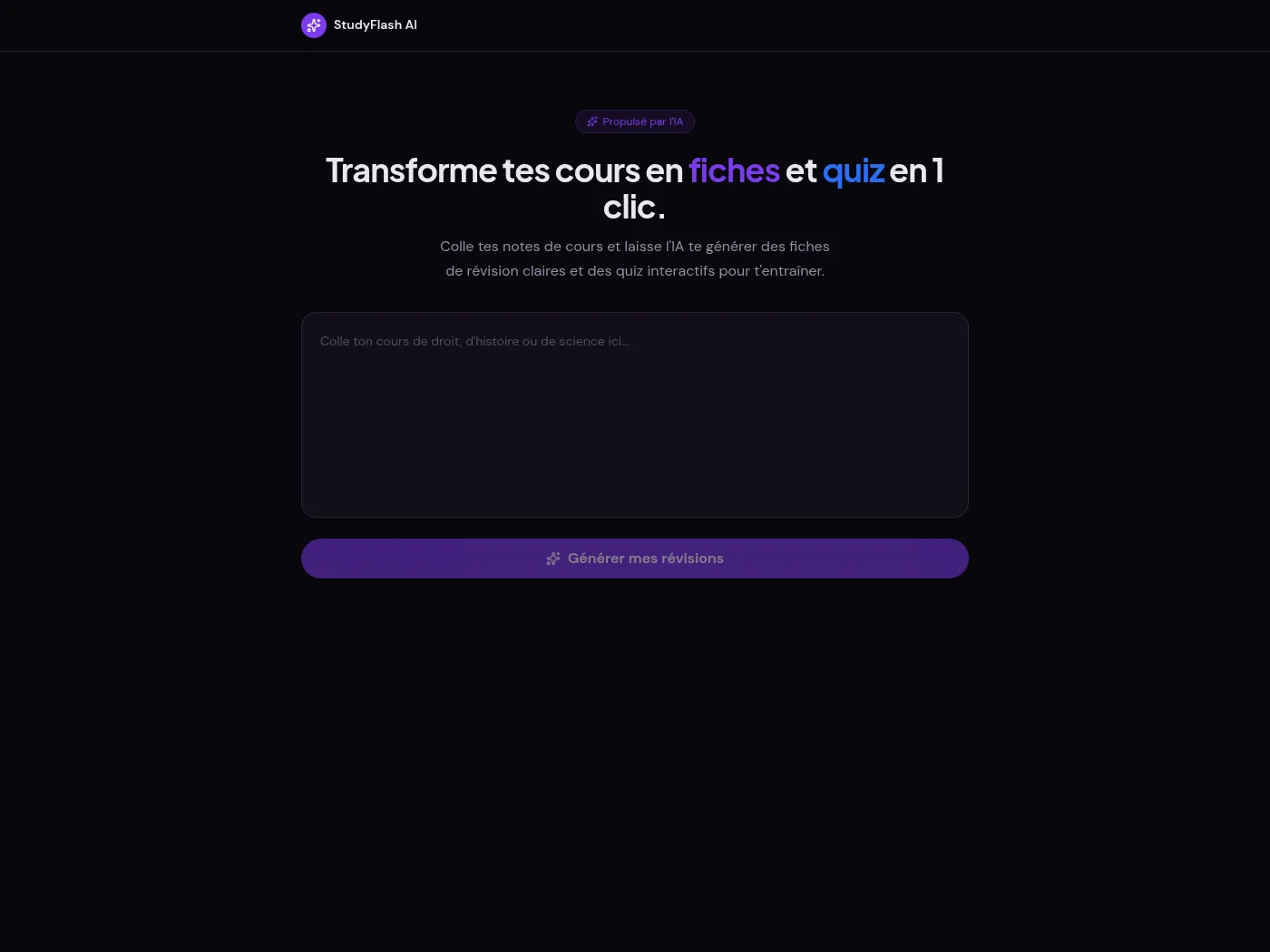 StudyFlash AI
