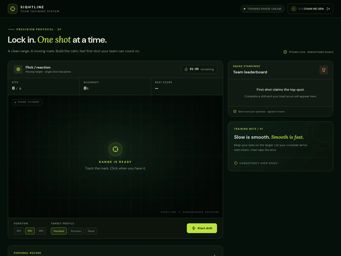 Sniper Aim Trainer